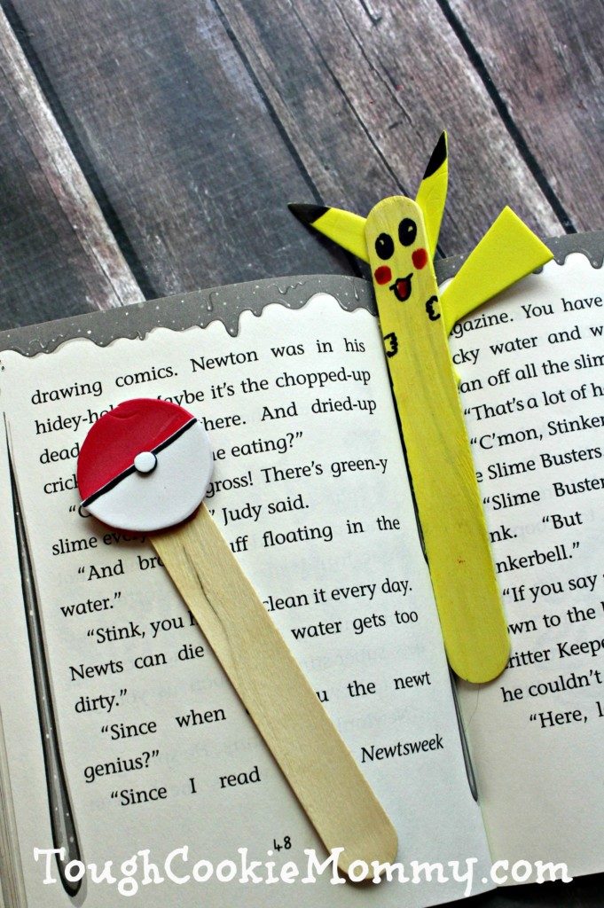 DIY Pokemon Bookmark And Pointer - Tough Cookie Mommy